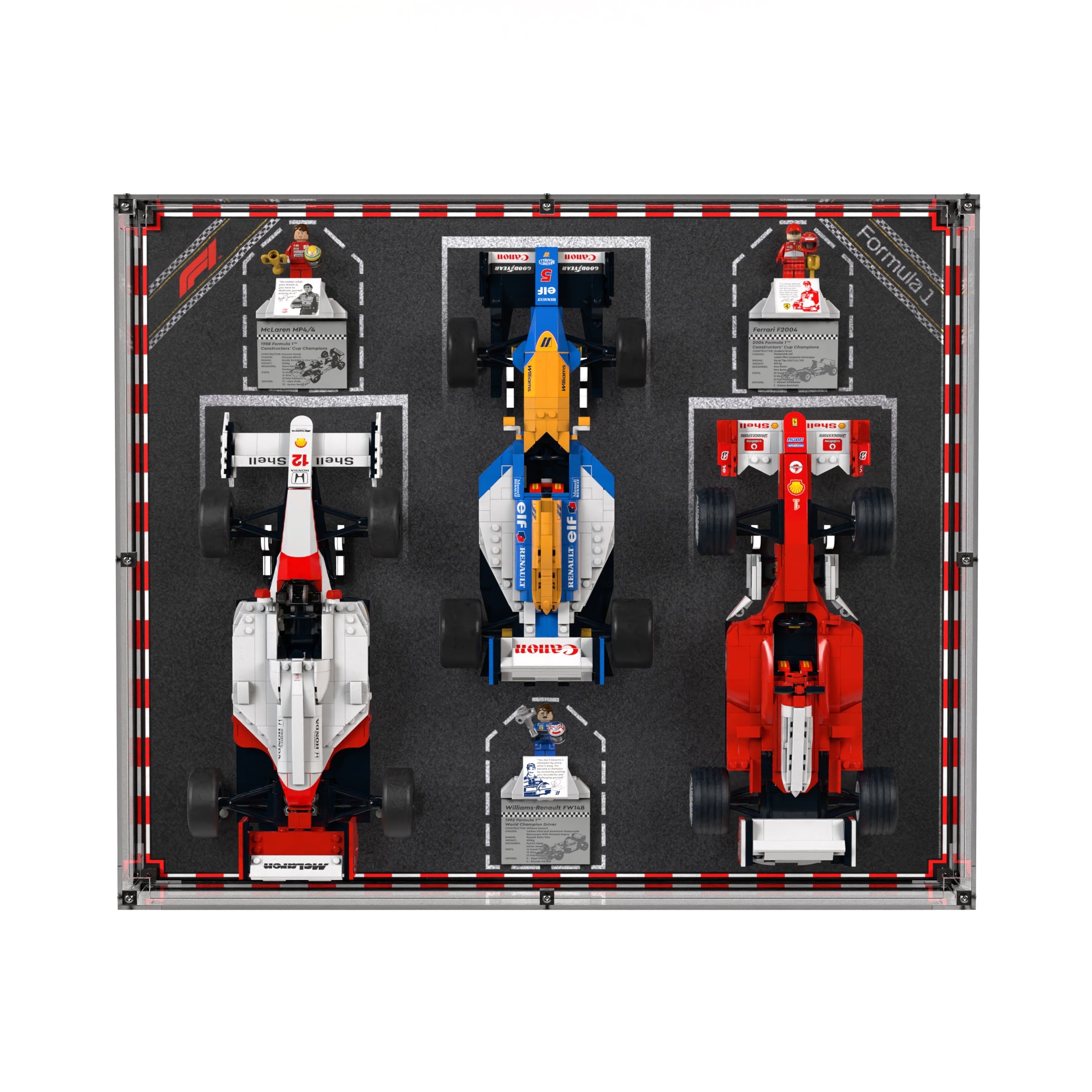 LEGO F1 Wall Mounts & Display Cases | Icons, Technic & Speed Champions ...