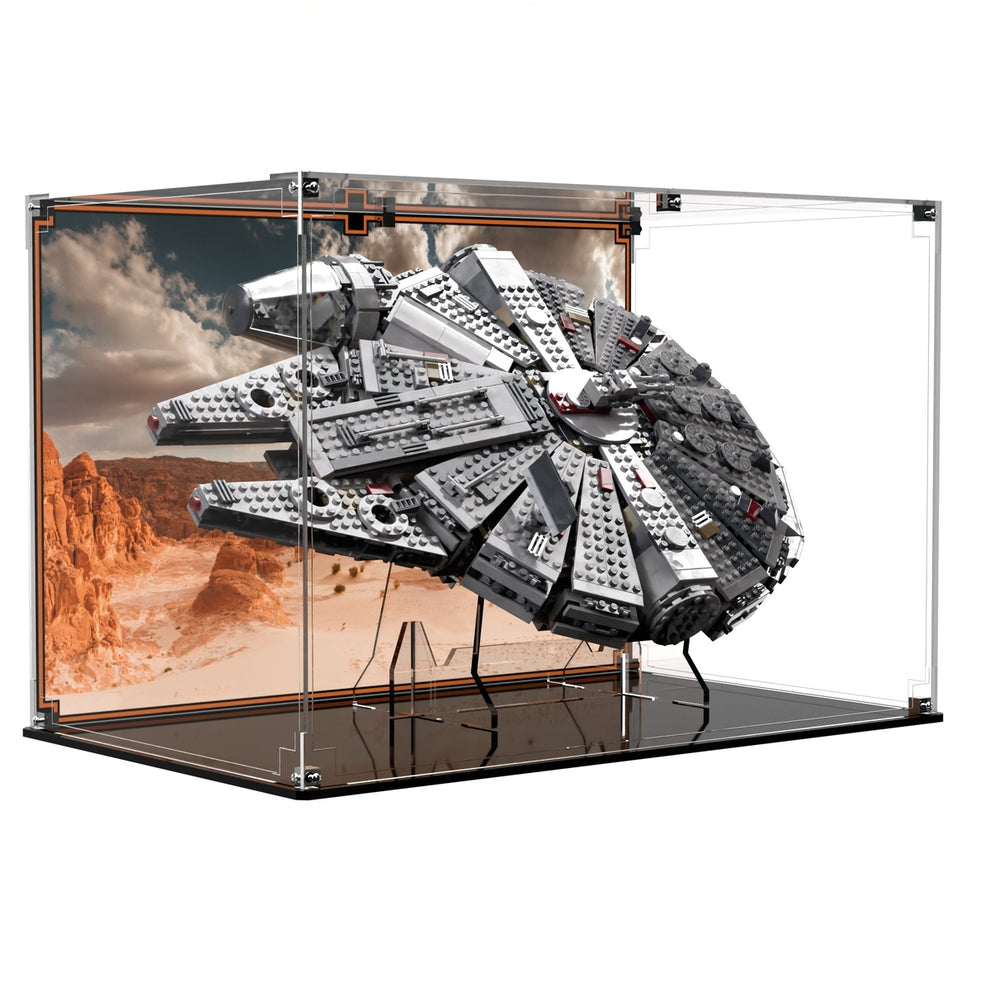 Display Case For LEGO® Star Wars Millennium Falcon™ 75105 – Brick In It