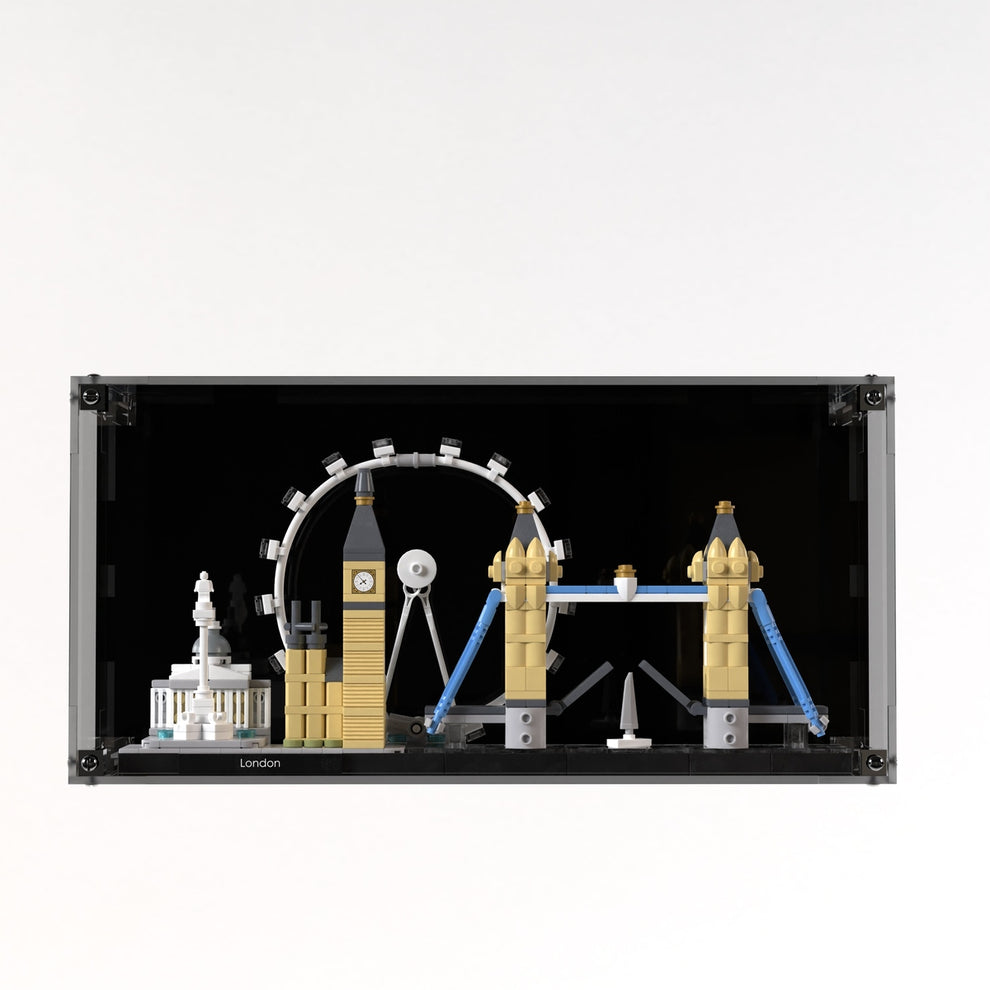 Wall Mounted Display Case For LEGO® Architecture London 21034 – Brick In It