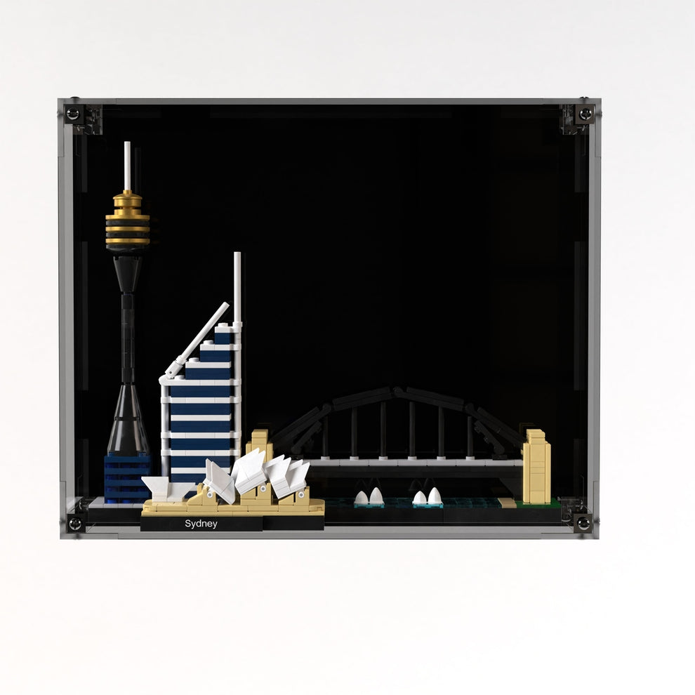 Wall Mounted Display Case For LEGO® Architecture Sydney 21032 – Brick In It